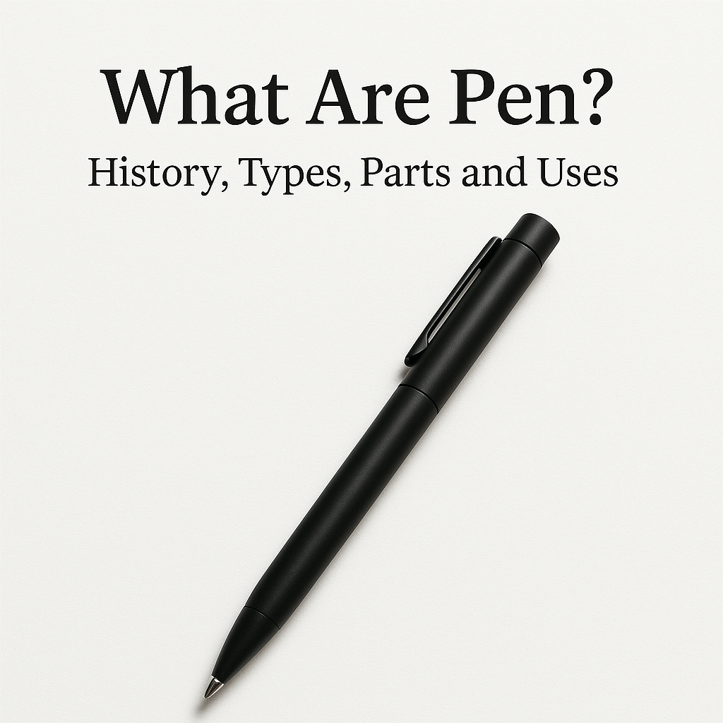 What Are Pen? History Types Parts and Uses